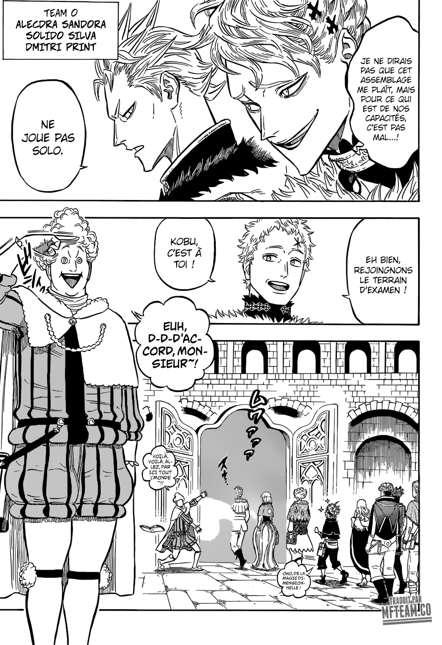 Scan Black Clover Chapitre 113 : Un tournoi pour briser les cristeaux ...