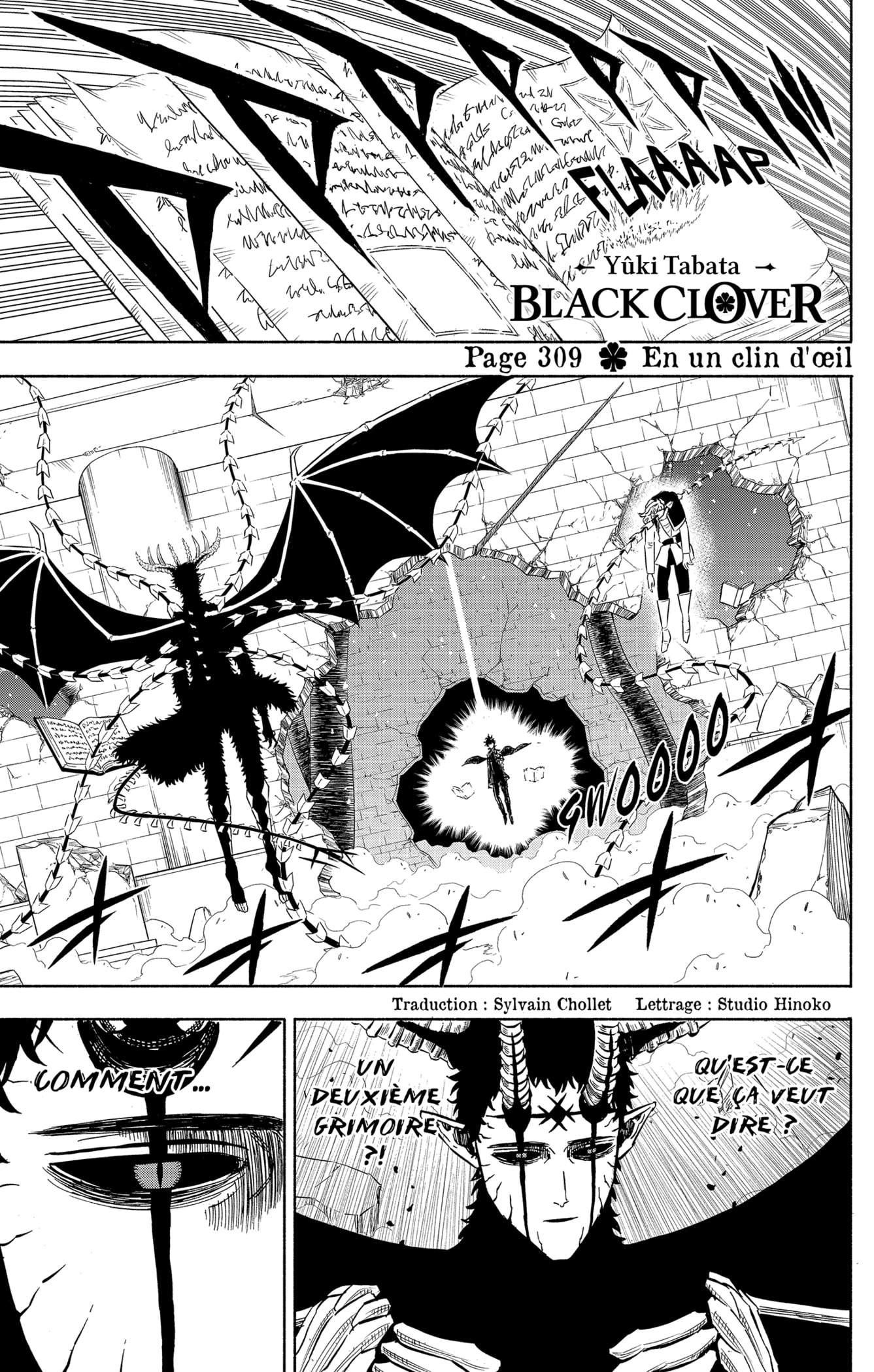 Scan Black Clover Chapitre 309 : En un clin d'œil - Page 1 sur ScanVF.Net