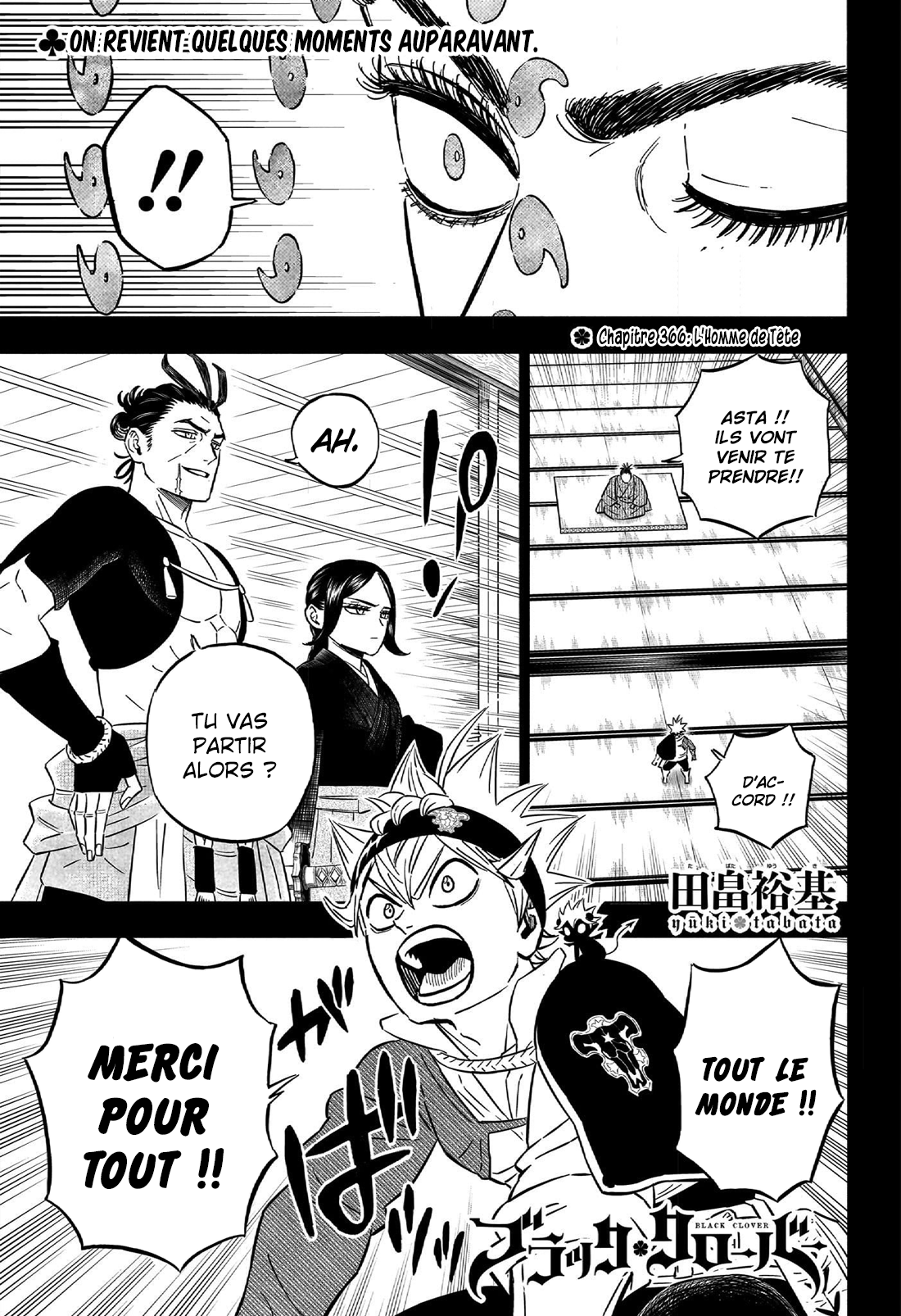 Scan Black Clover Chapitre 366 : L'Homme de Tête - Page 1 sur ScanVF.Net