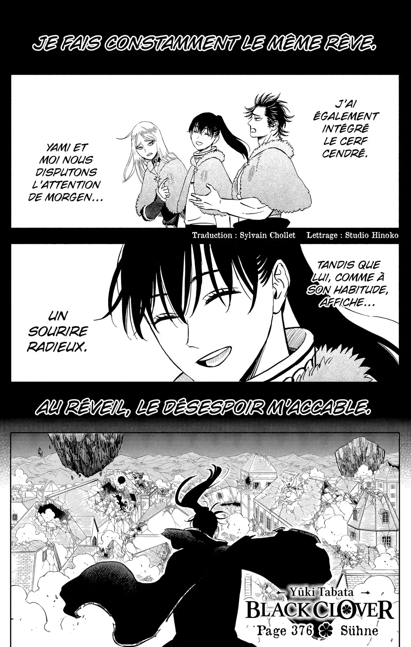 Scan Black Clover Chapitre 376 : Sühne - Page 1 sur ScanVF.Net