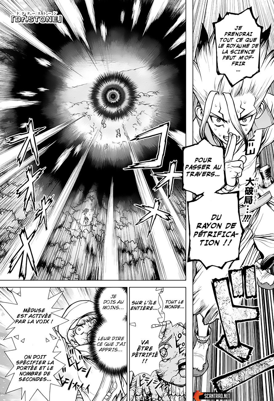Scan Dr. Stone Chapitre 134 : Confrontation entre les commandants ...