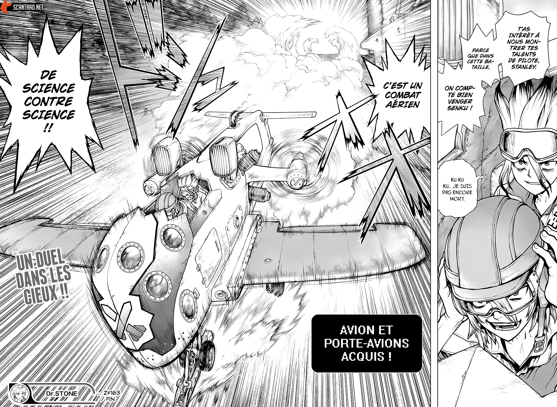 Scan Dr. Stone Chapitre 163 : Bataille finale sur plusieurs fronts ...