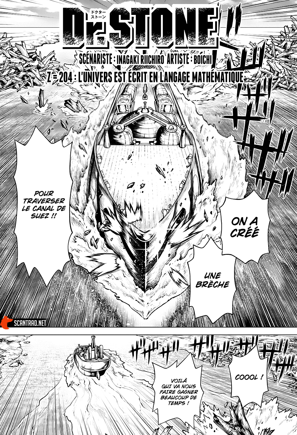 Scan Dr. Stone Chapitre 204 : L'univers est écrit en langage ...