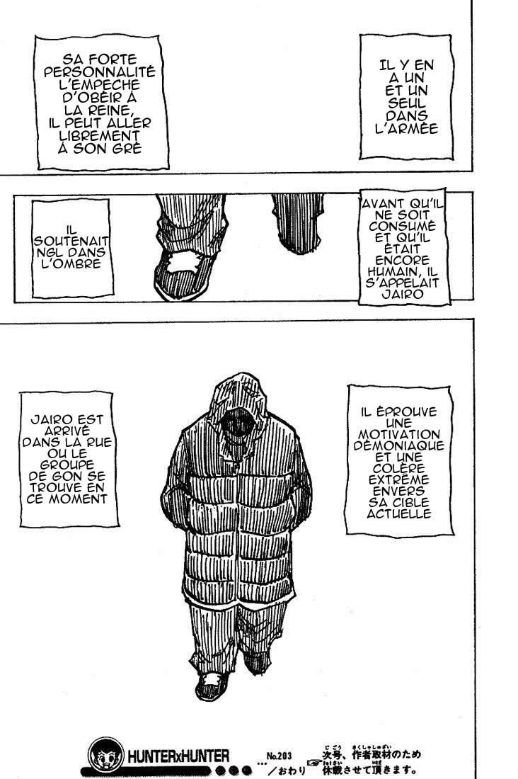 Scan Hunter X Hunter Chapitre 203 : Jairo - Page 2 sur ScanVF.Net