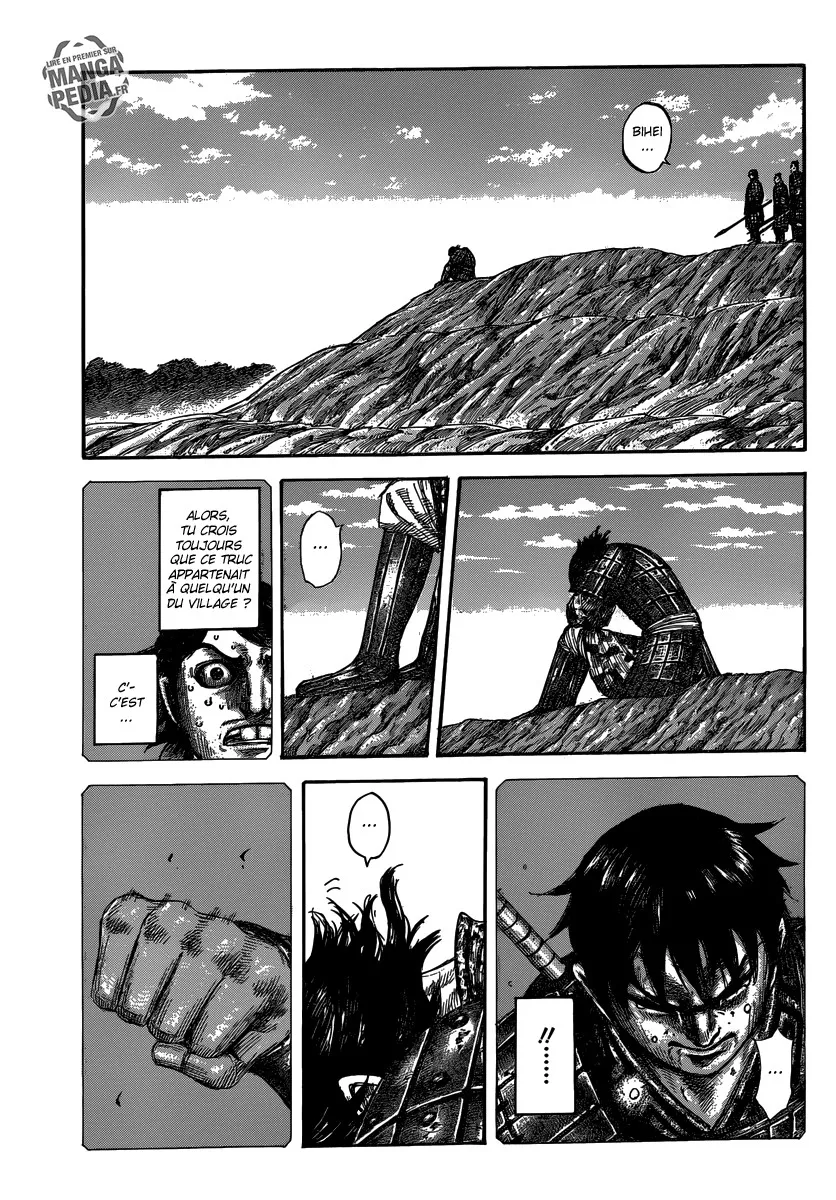 Scan Kingdom Chapitre 479 : Les pleurs de Bihei - Page 1 sur ScanVF.Net
