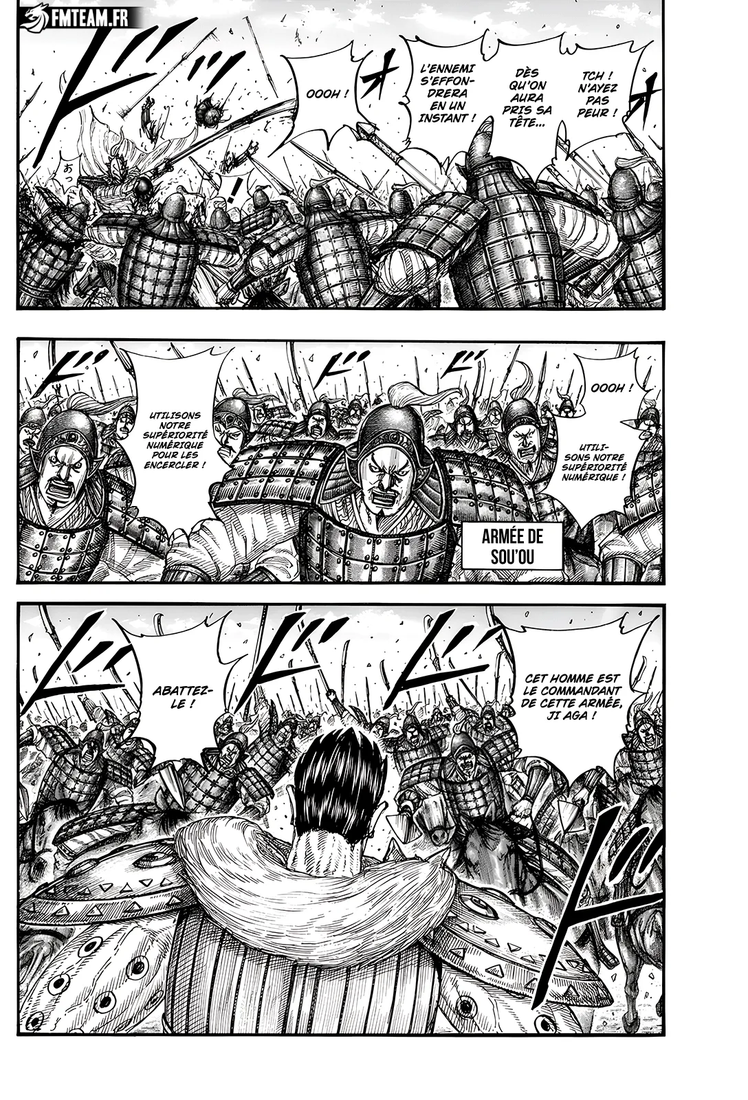 Scan Kingdom Chapitre 780 : L'attaque et la défense de l'armée centrale ...