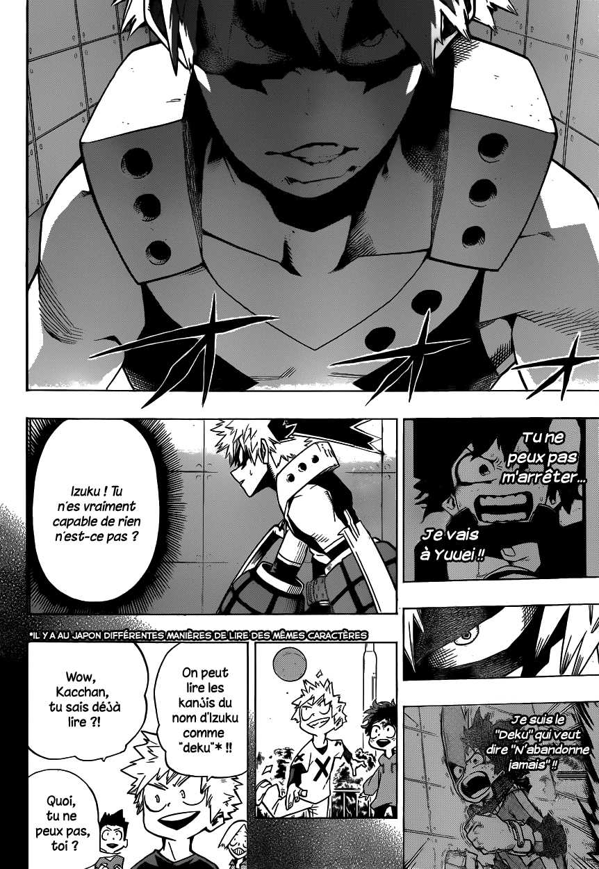 Scan My Hero Academia Chapitre 9 : Deku VS Kacchan - Page 9 sur ScanVF.Net