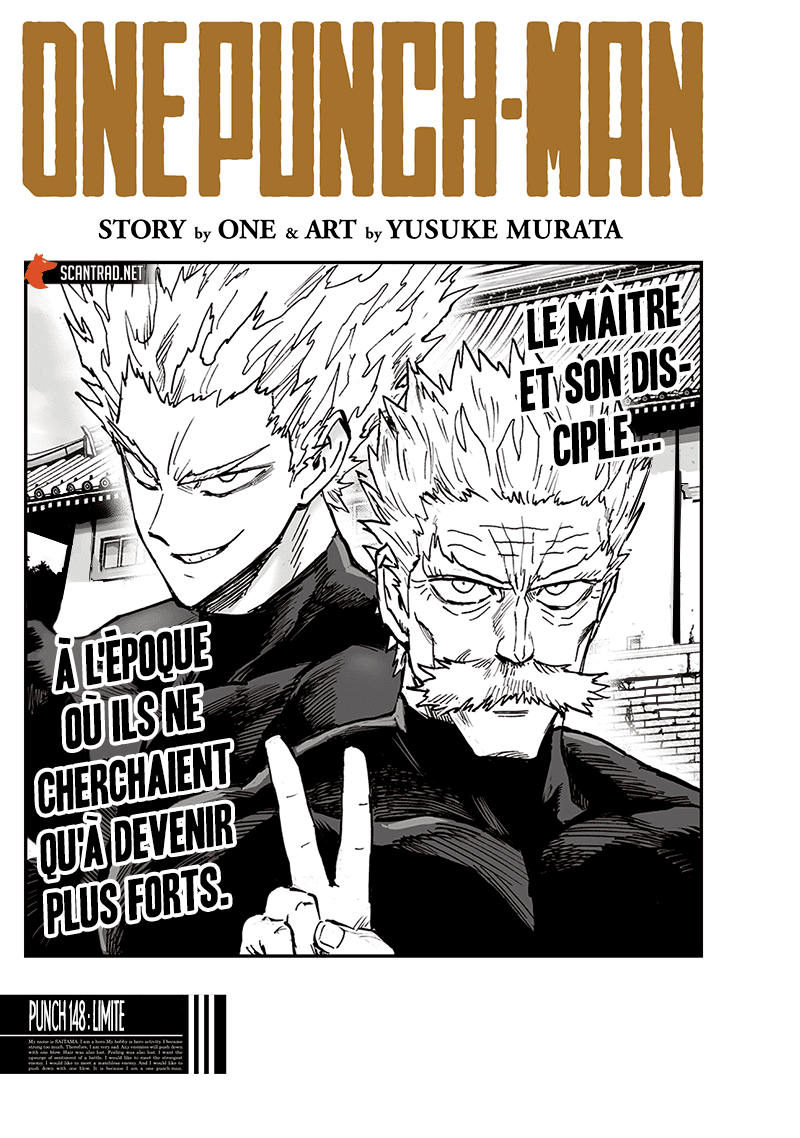 Scan One Punch Man Chapitre 174 : Limite - Page 1 sur ScanVF.Net