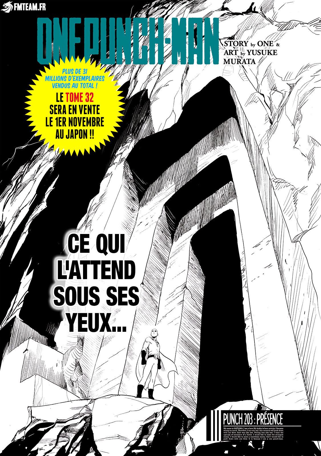 Scan One Punch Man Chapitre 236 : Présence - Page 1 sur ScanVF.Net