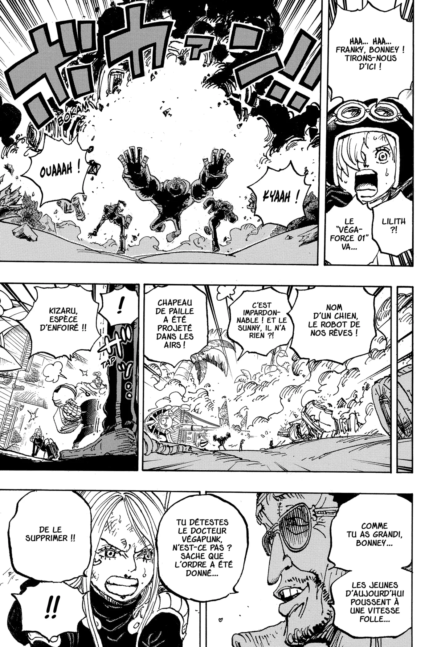 Scan One Piece Chapitre 1092 : La folle incursion de Kuma le tyran sur ...