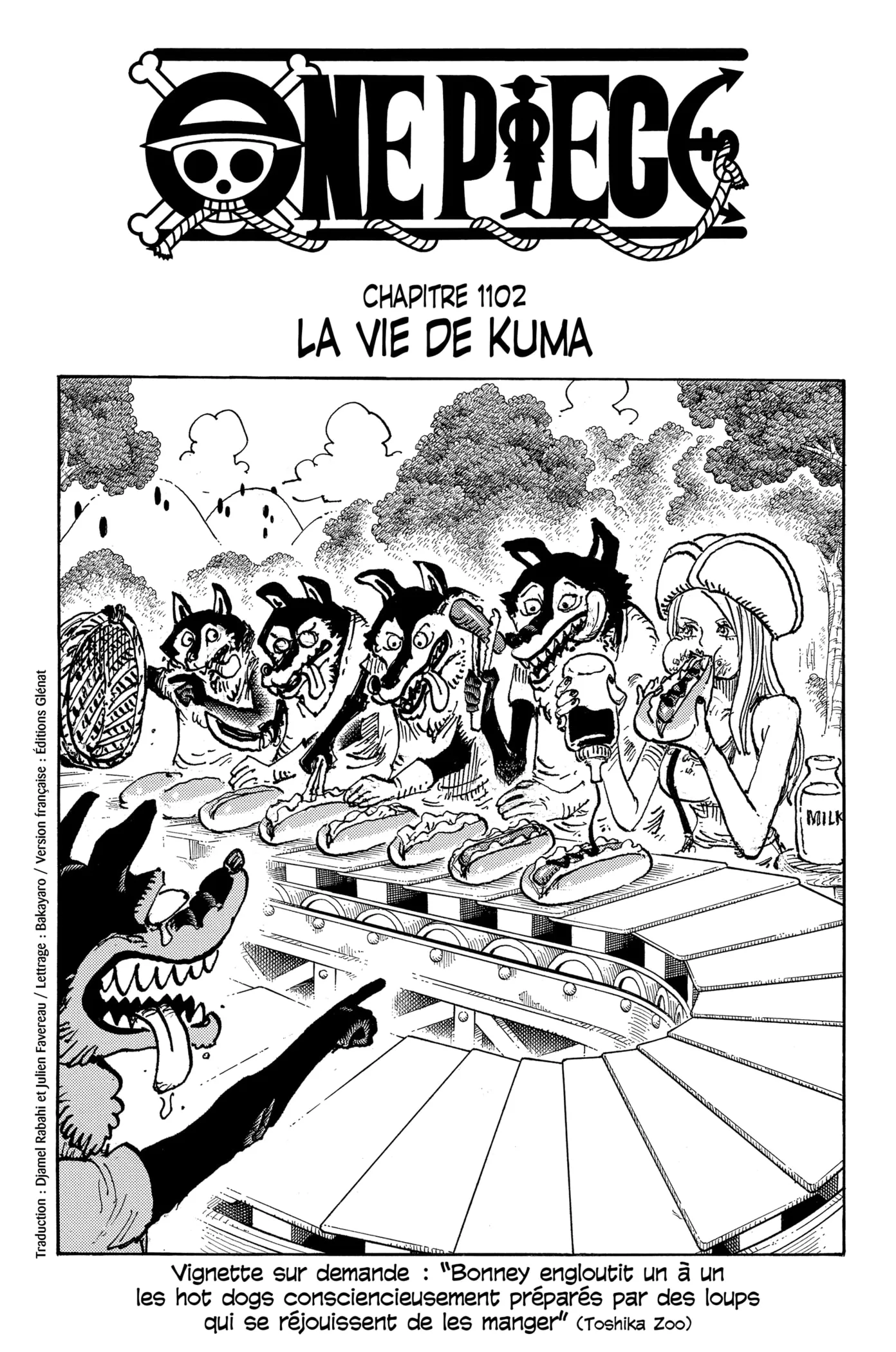 Scan One Piece Chapitre 1102 : La vie de Kuma - Page 1 sur ScanVF.Net