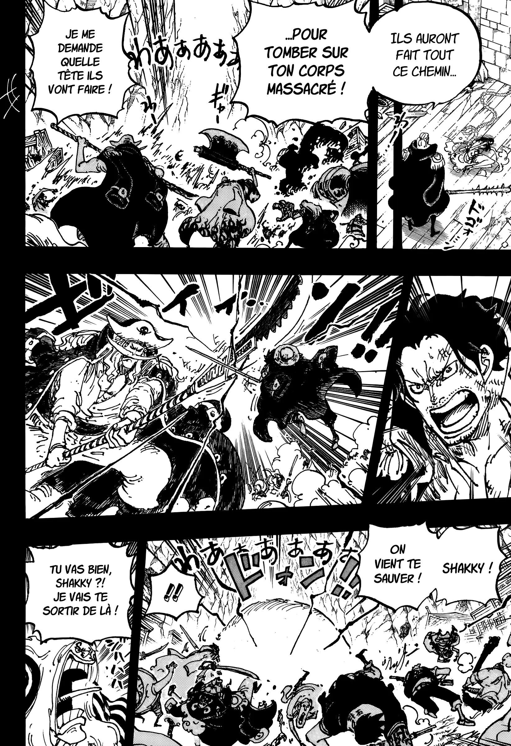 Scan One Piece Chapitre 1161 : Un poème d’amour écrit sous une pluie de ...