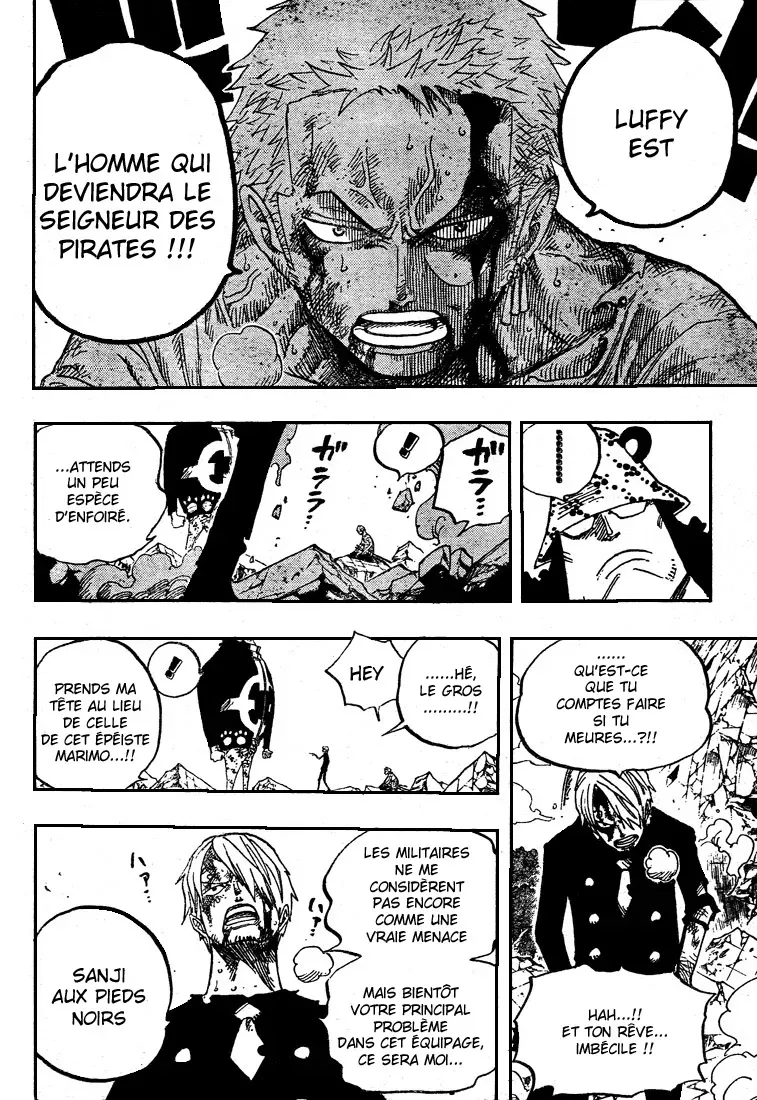 Scan One Piece Chapitre 485 : Chapeau de Paille Pirates : Zoro le ...