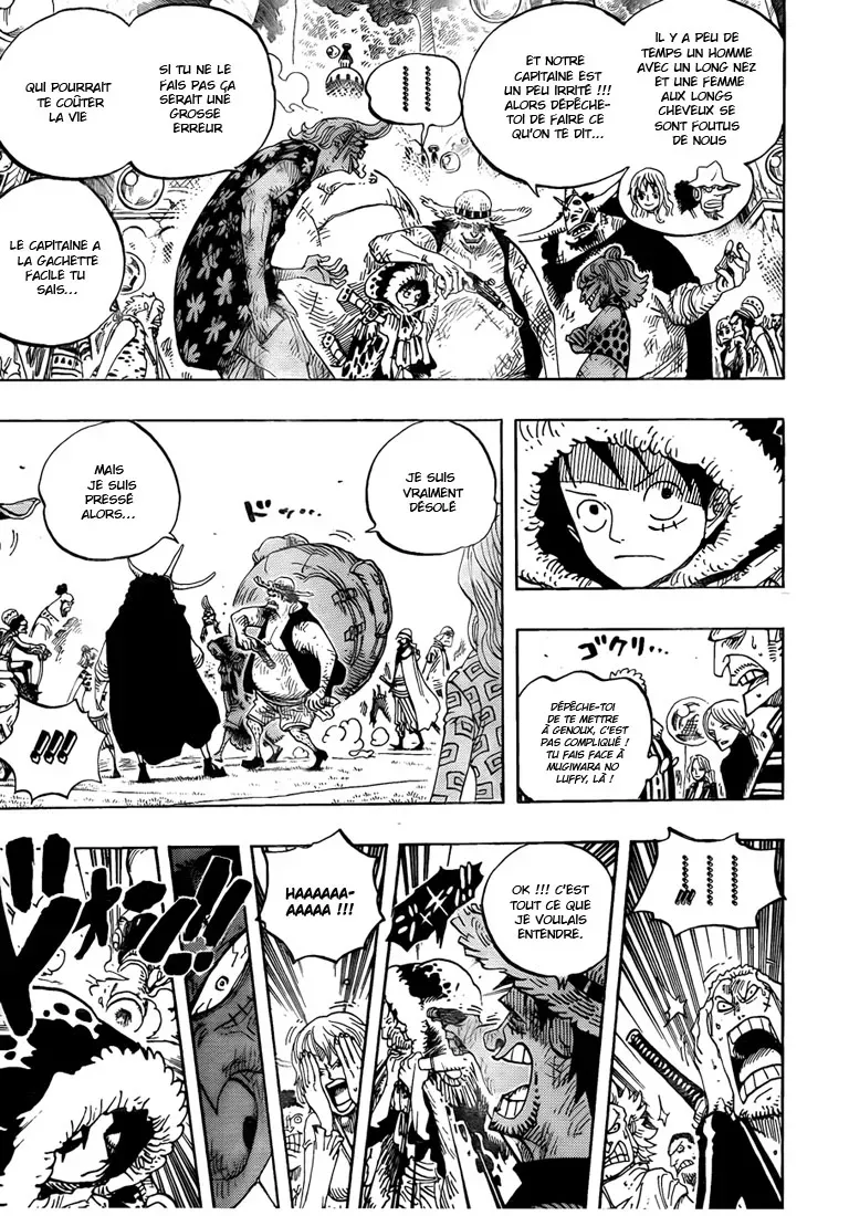 Scan One Piece Chapitre 599 : Les 9 Pirates - Page 5 sur ScanVF.Net