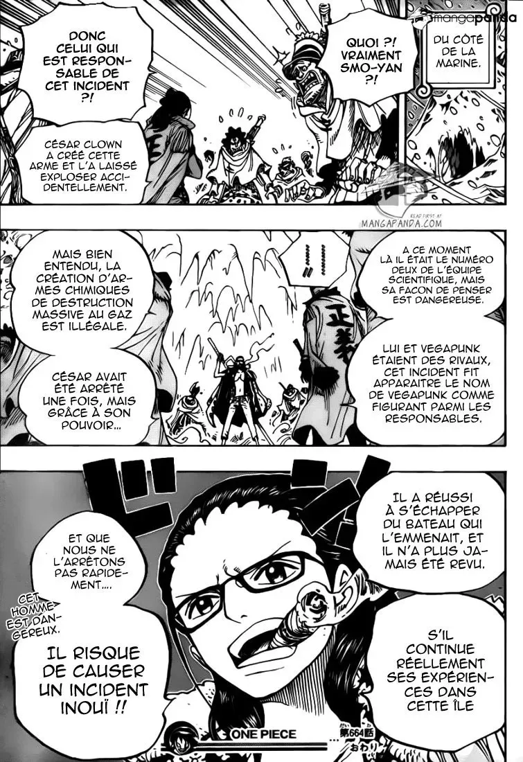 Scan One Piece Chapitre 664 : Le Maître César Clown - Page 18 sur ...