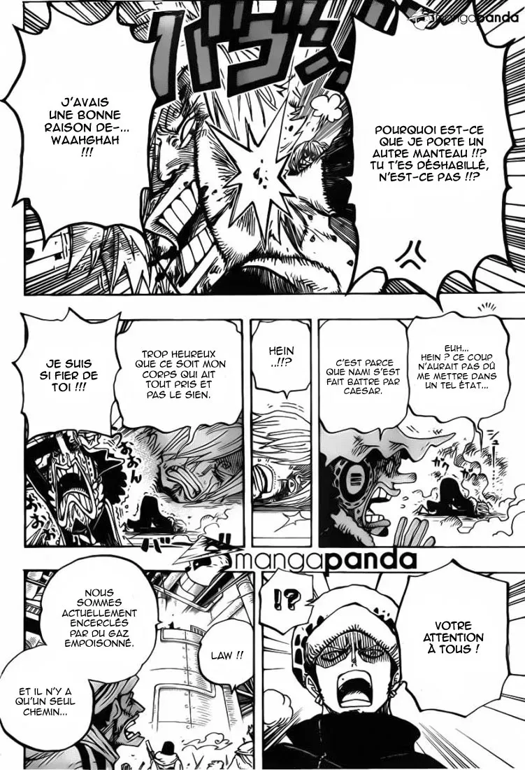 Scan One Piece Chapitre 678 : À l'intérieur du labo, Hall d'entrée du ...
