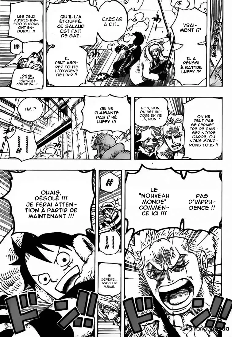 Scan One Piece Chapitre 678 : À l'intérieur du labo, Hall d'entrée du ...